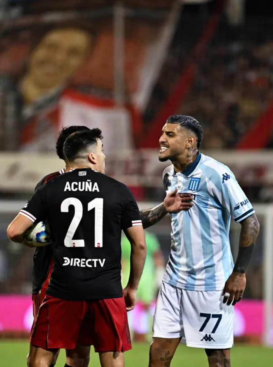 Adrián Balboa pidió disculpas tras escupir a Marcos Acuña en el duelo ...